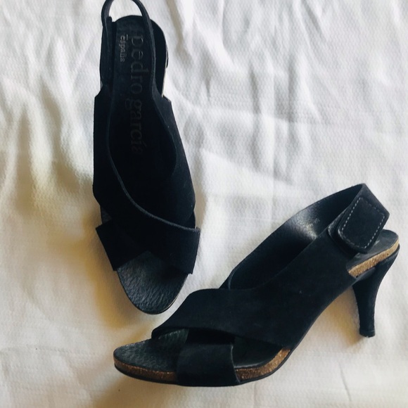 Pedro Garcia | Shoes | Pedro Garcia Black Womens Slingback Heels | Poshmark